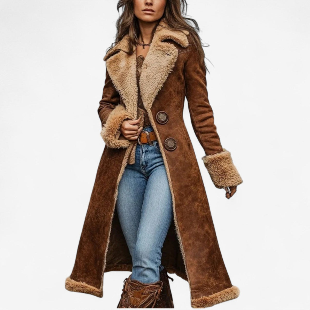 Isabella Abrigo de invierno Largo y Elegante – Brisa del Sur